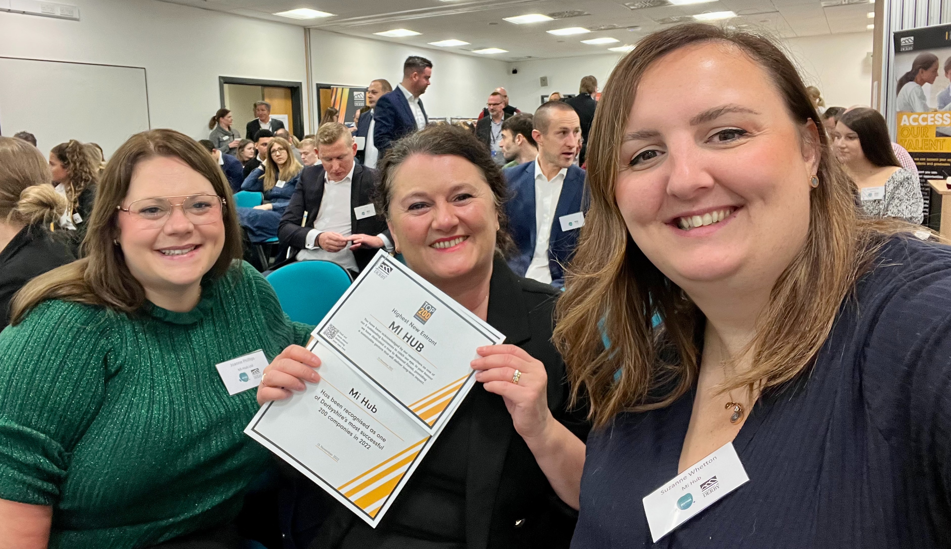 Mi Hub Featured in the Top 200 Businesses in Derbyshire